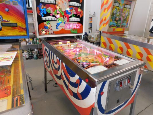 SOLD - 1973 Williams Fun Fest – Pinball Restorations, LLC.